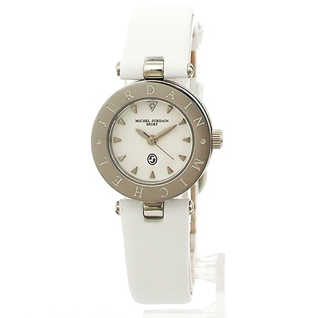 【レディース/MJ-1500-2】ミッシェルジョルダン(MICHEL JURDAIN) 天然ダイヤ ラウンドフェイス レザー腕時計を税込・送料 ...