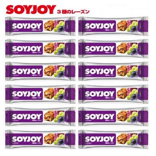 株式会社YS｜【12本セット】SOYJOY ソイジョイ 3種のレーズン 12本｜ちょっプル｜dショッピングサンプル百貨店