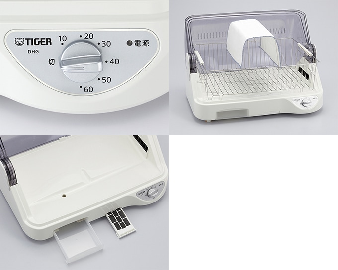 タイガー魔法瓶(TIGER)/食器乾燥器 サラピッカ (温風式) ホワイト/DHG-T400Wを税込・送料込でお試し ｜ サンプル百貨店 | タイガー魔法瓶株式会社